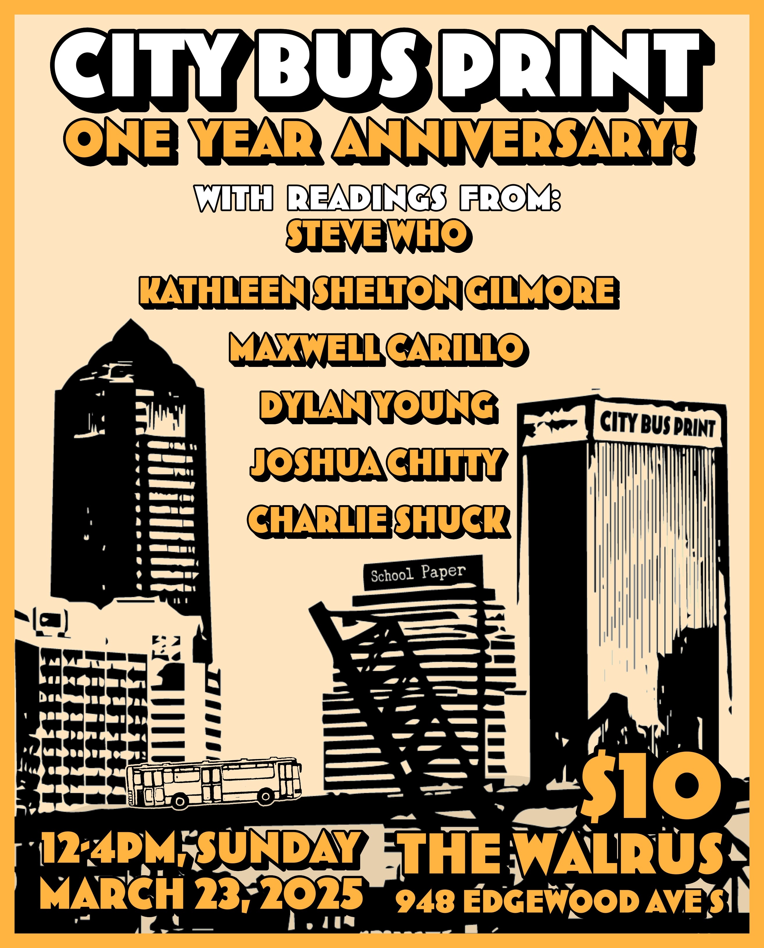 City Bus Print 1 Year Anniversary | The Walrus Jax